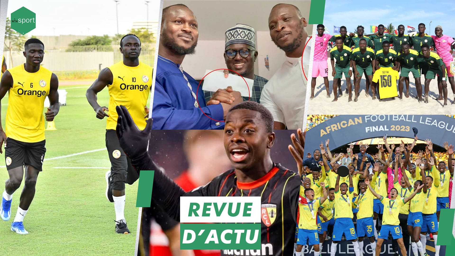 REVUE DU 14 NOV: 1er galop des Lions ce lundi, Sadio Mané dans le Top ...