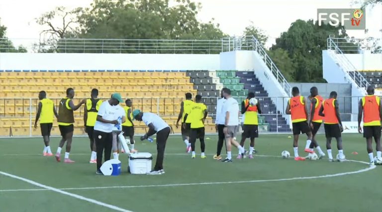 Équipe Nationale - Suivez en direct la séance d’entraînement des Lions ...